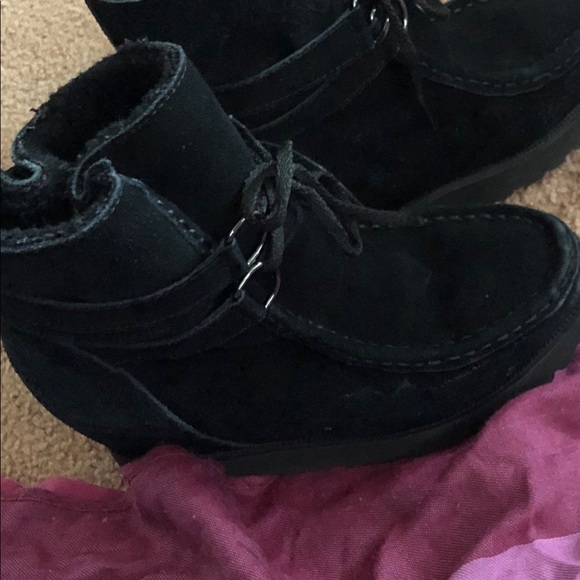 Boo Roo | Shoes | Boo Roo Wedge Bootsreduced | Poshmark